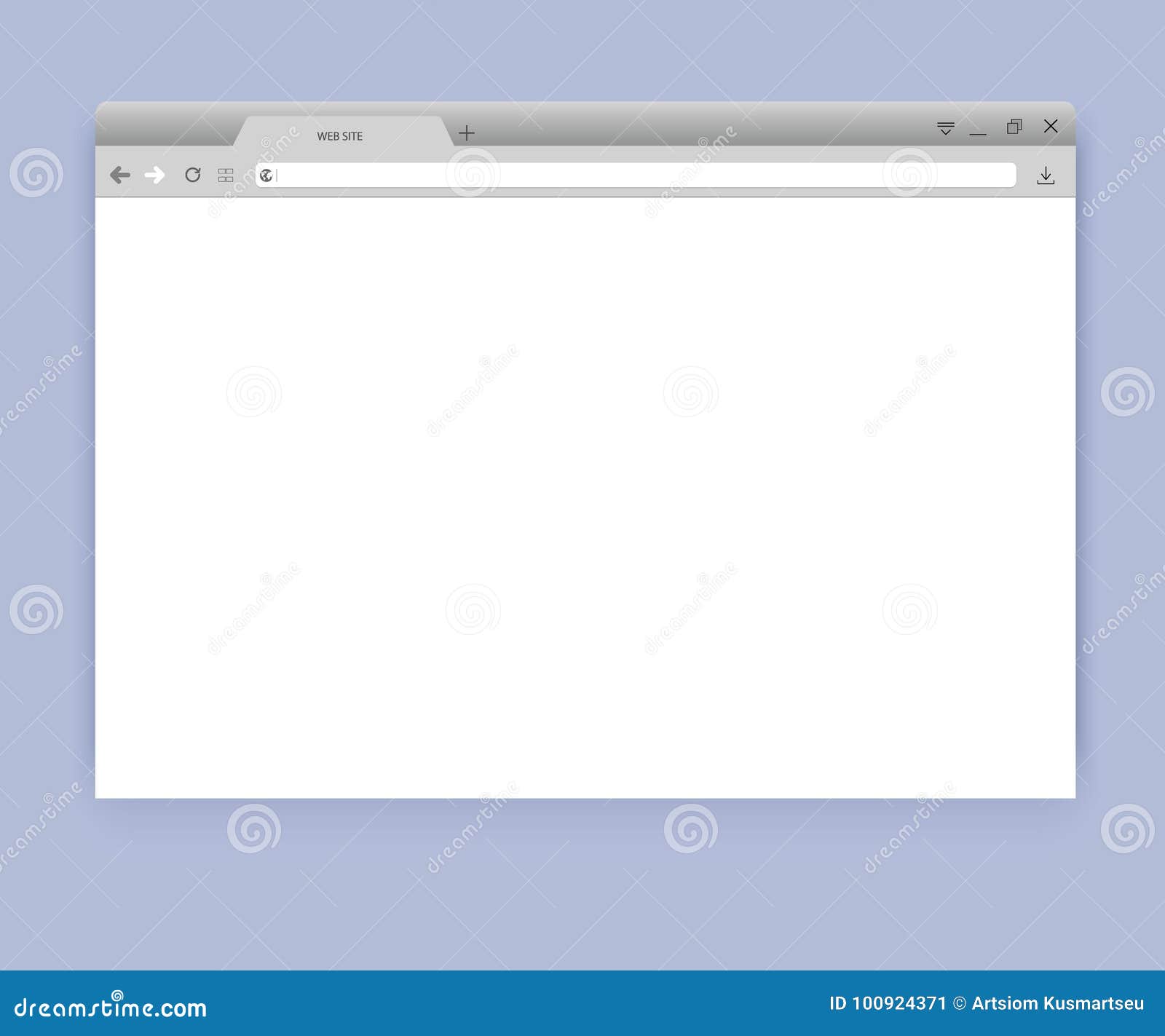 Window Concept Internet Browser. Stock Vector - Illustration of online ...