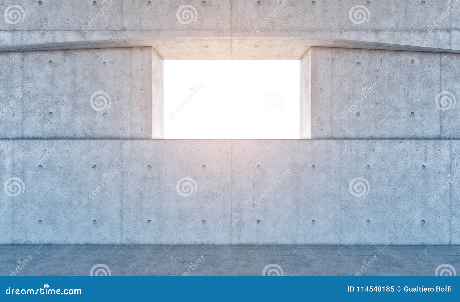 Window and concrete wall stock illustration. Illustration of exterior ...