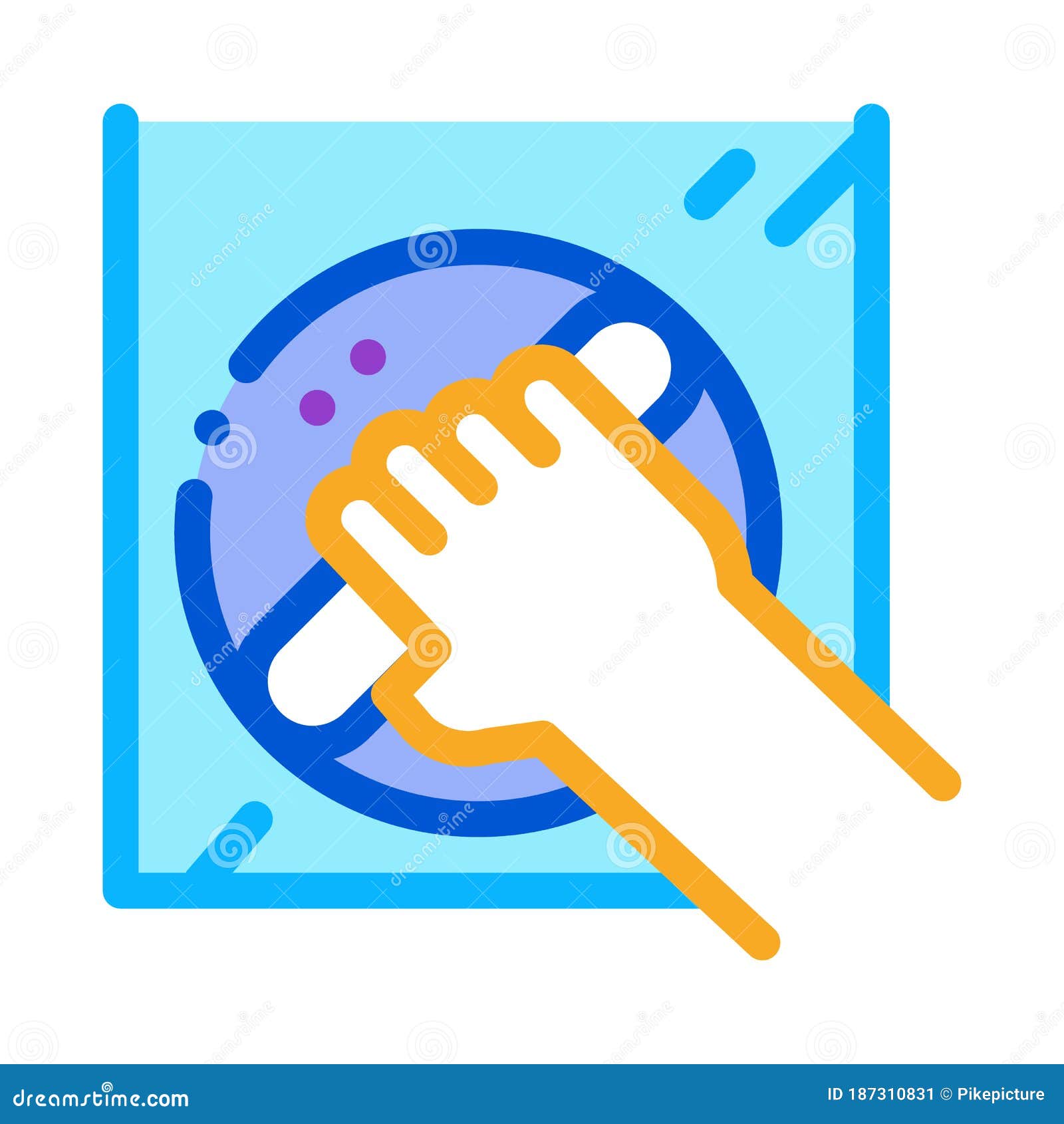 Window Control Handle Icon Vector Outline Illustration Stock Vector ...