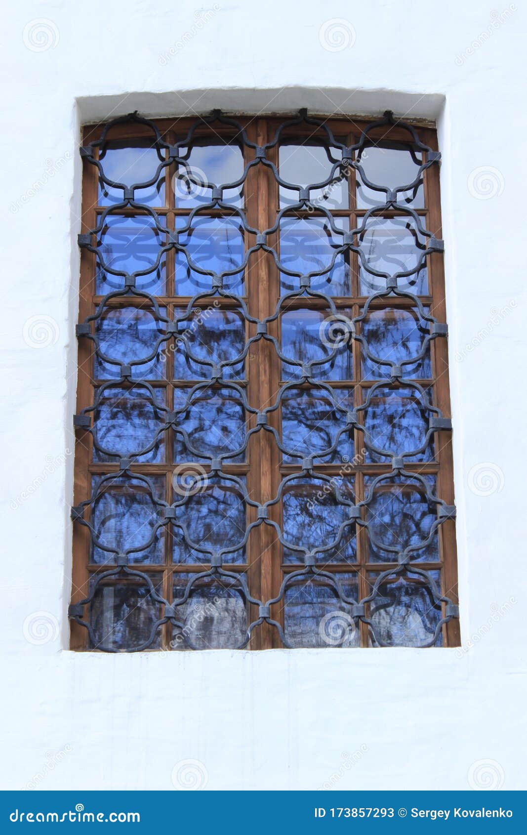 Beautiful Window in the Old House. Steampunk. Moscow, Russia. Stock ...