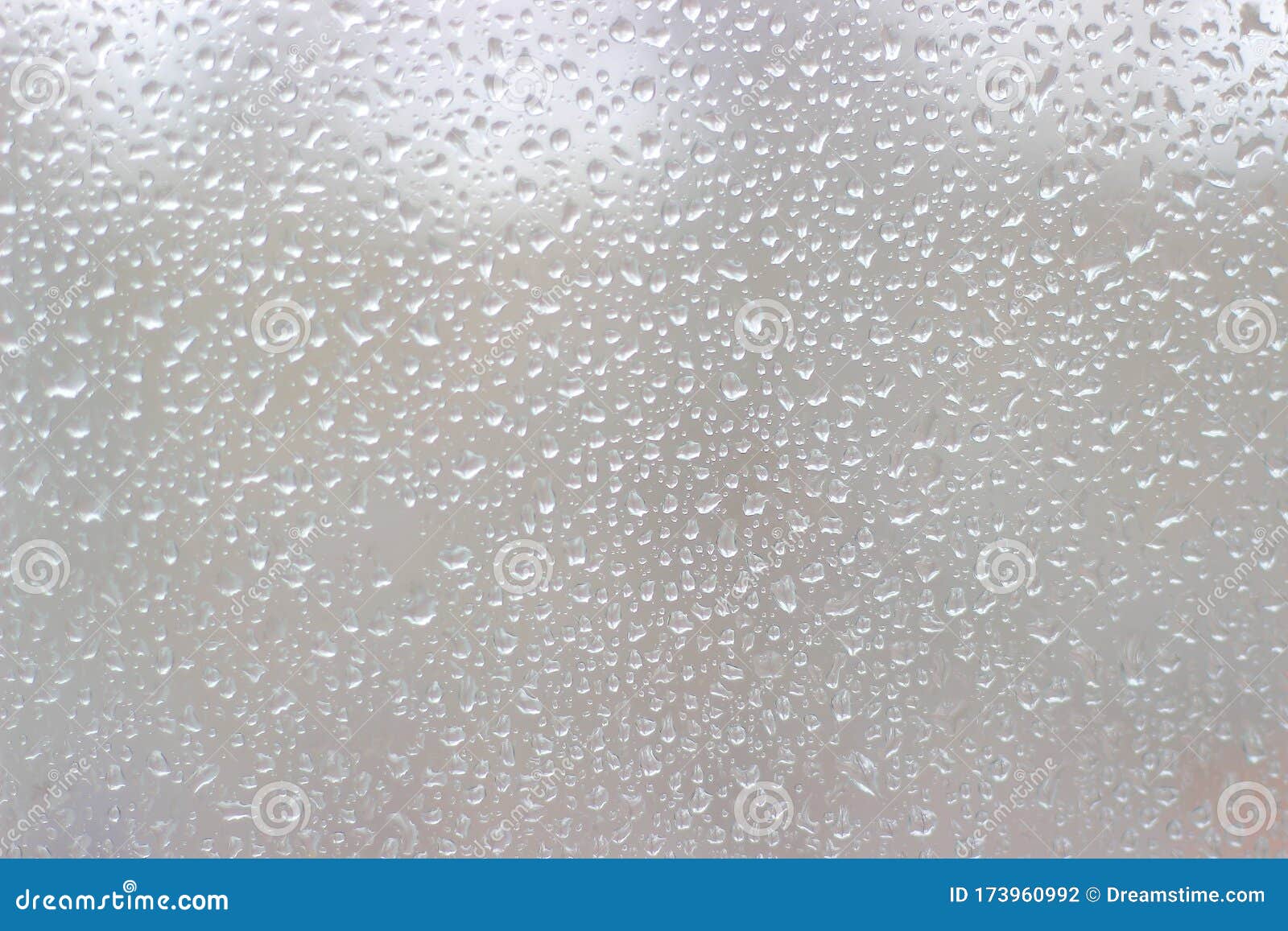 Window Covered with Raindrops Stock Photo - Image of interesting, small ...