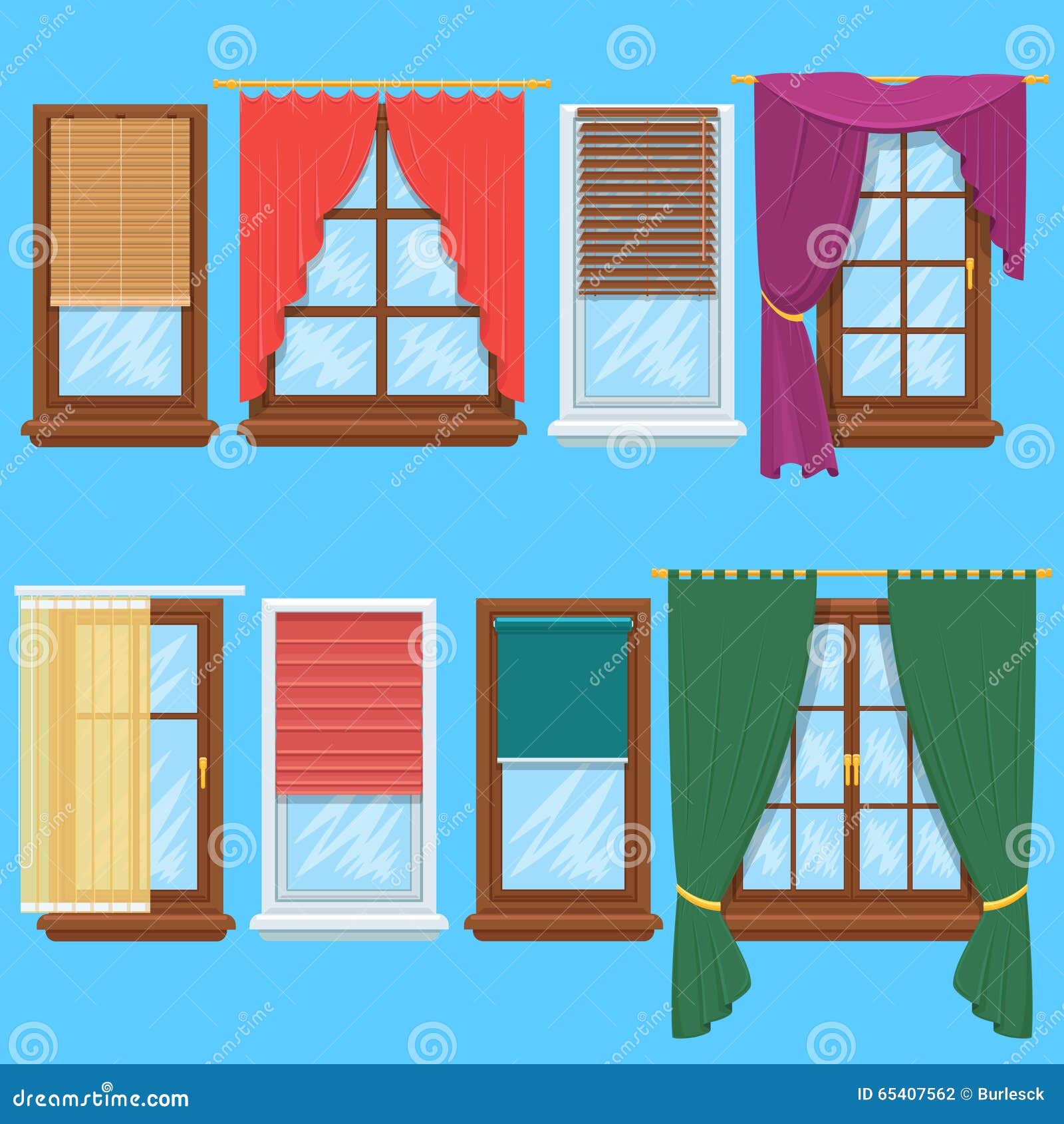 Window shade clipart