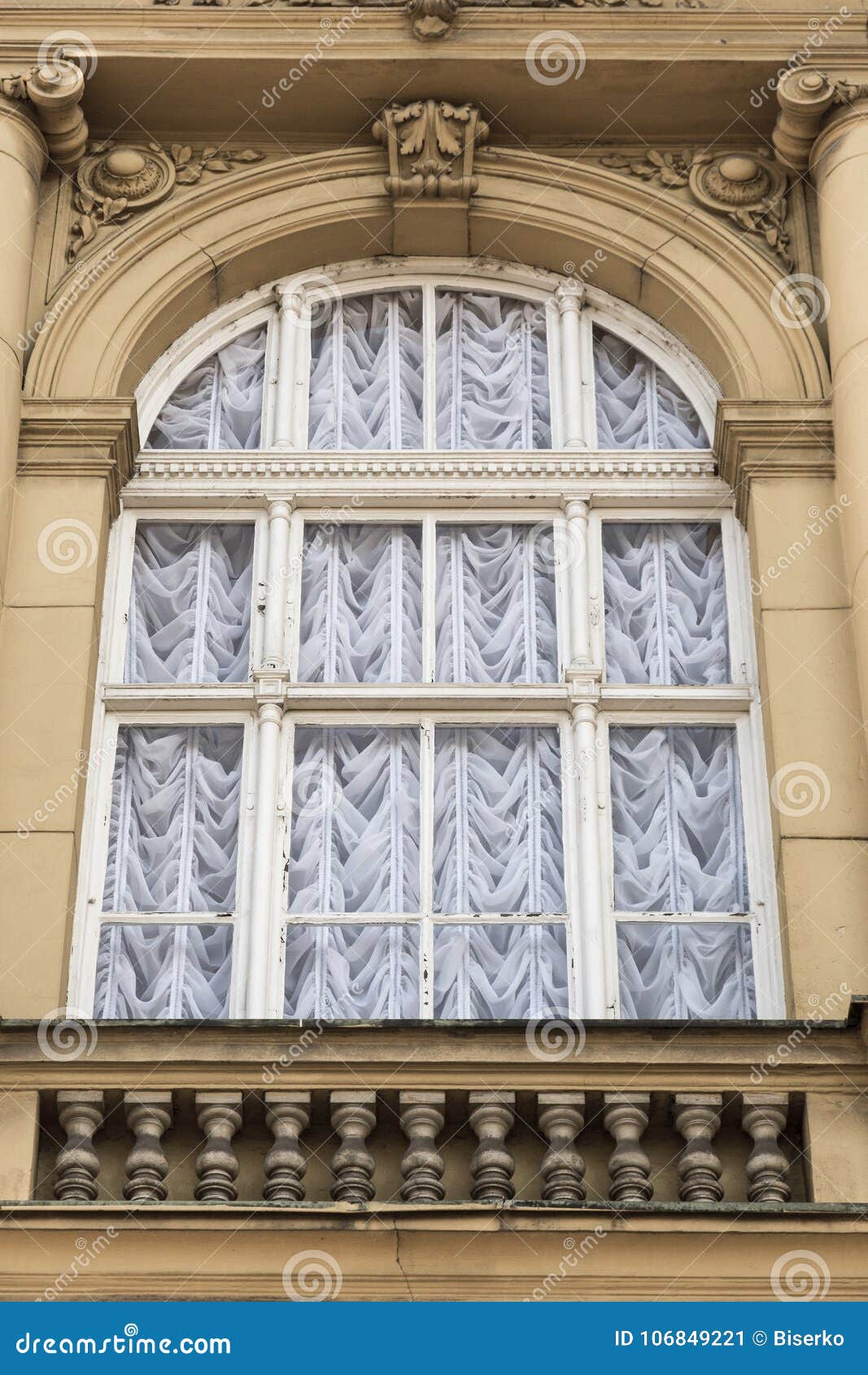 Curtains on the Window of Old Palace Editorial Photo - Image of surface ...