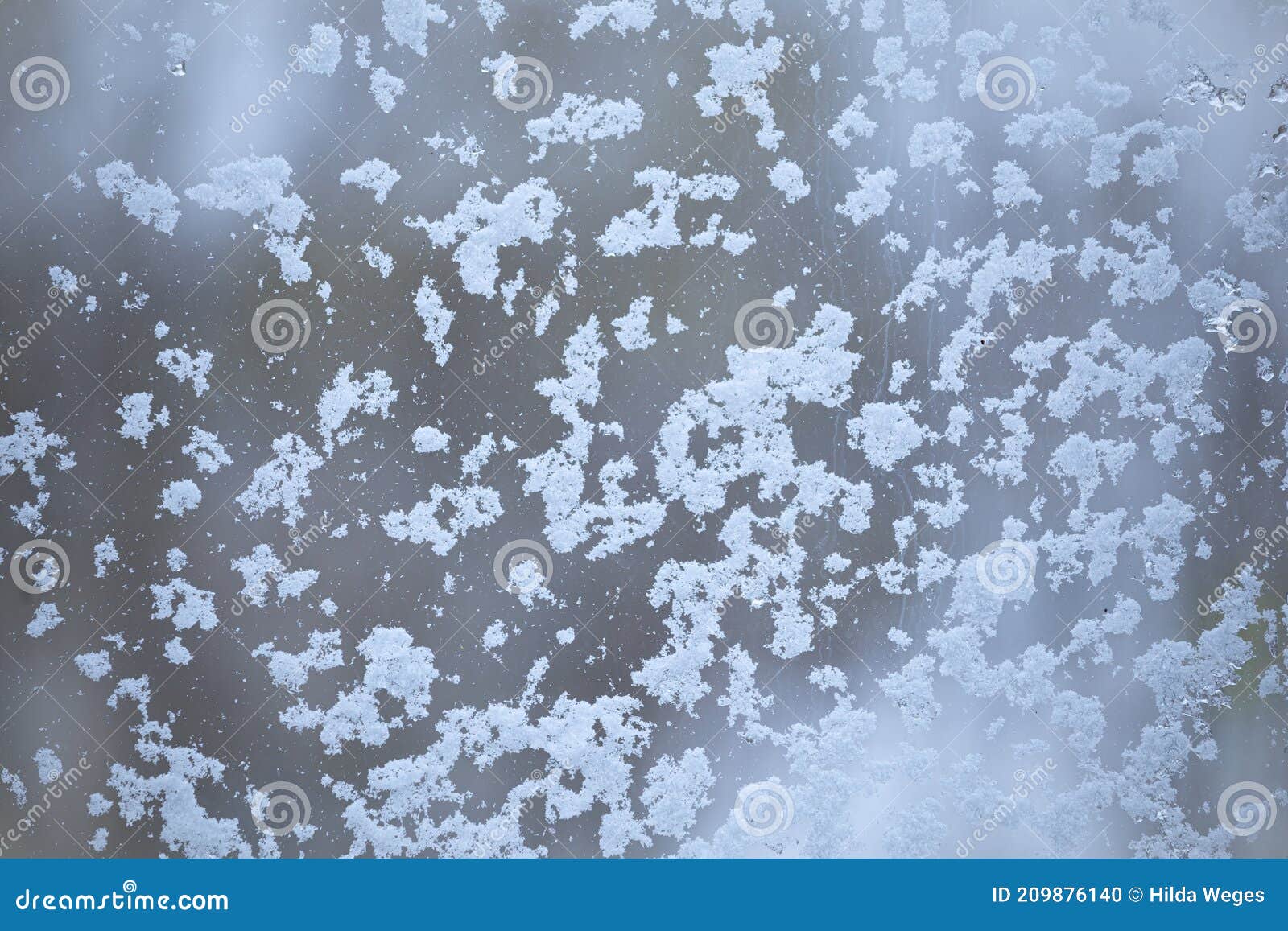 Window cvered with snow stock photo. Image of drop, snow - 209876140