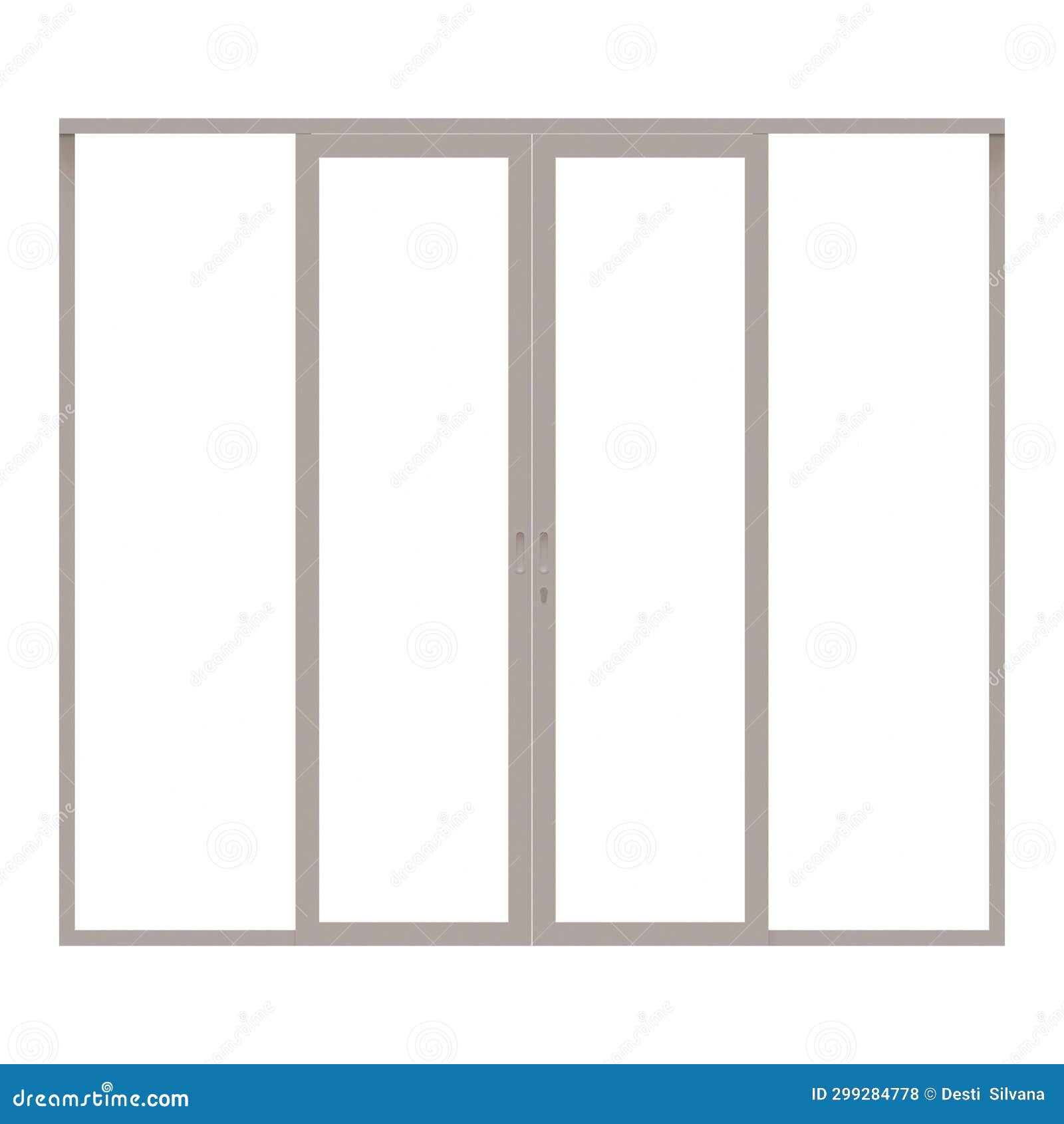 Window 3d Render Design Element Stock Illustration - Illustration of ...