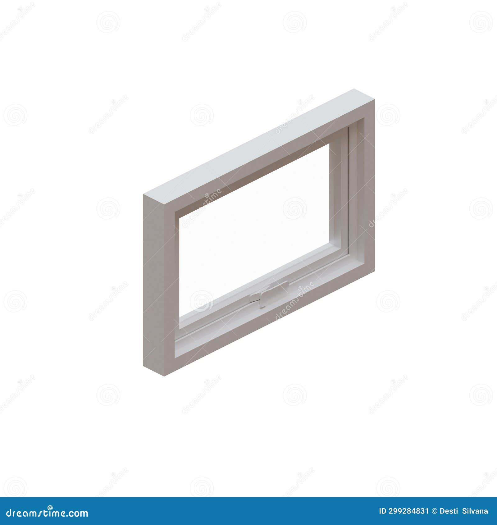 Window 3d Render Design Element Stock Illustration - Illustration of ...