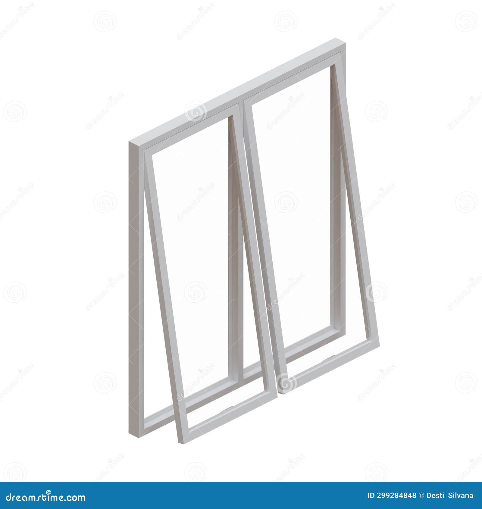 Window 3d Render Design Element Stock Illustration - Illustration of ...