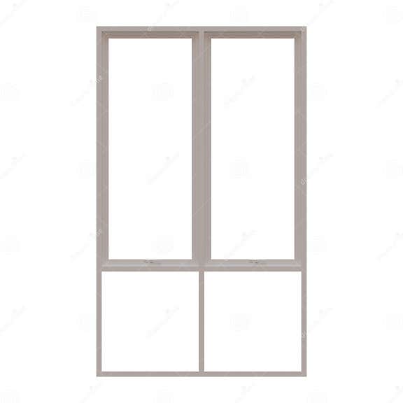 Window 3d Render Design Element Stock Illustration - Illustration of ...