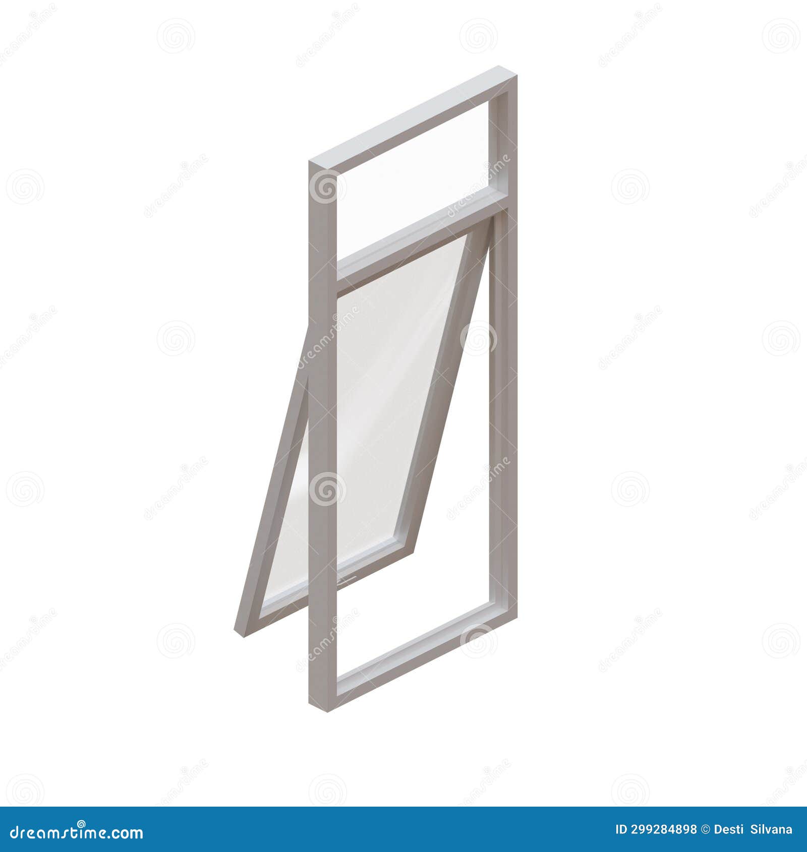 Window 3d Render Design Element Stock Illustration - Illustration of ...