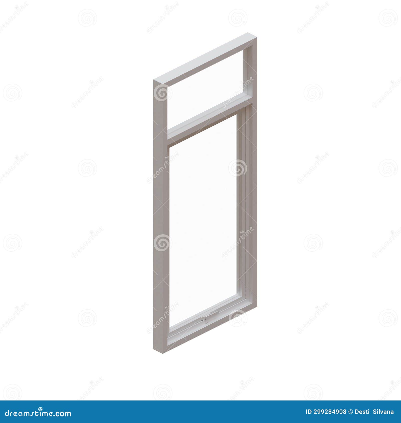 Window 3d Render Design Element Stock Illustration - Illustration of ...
