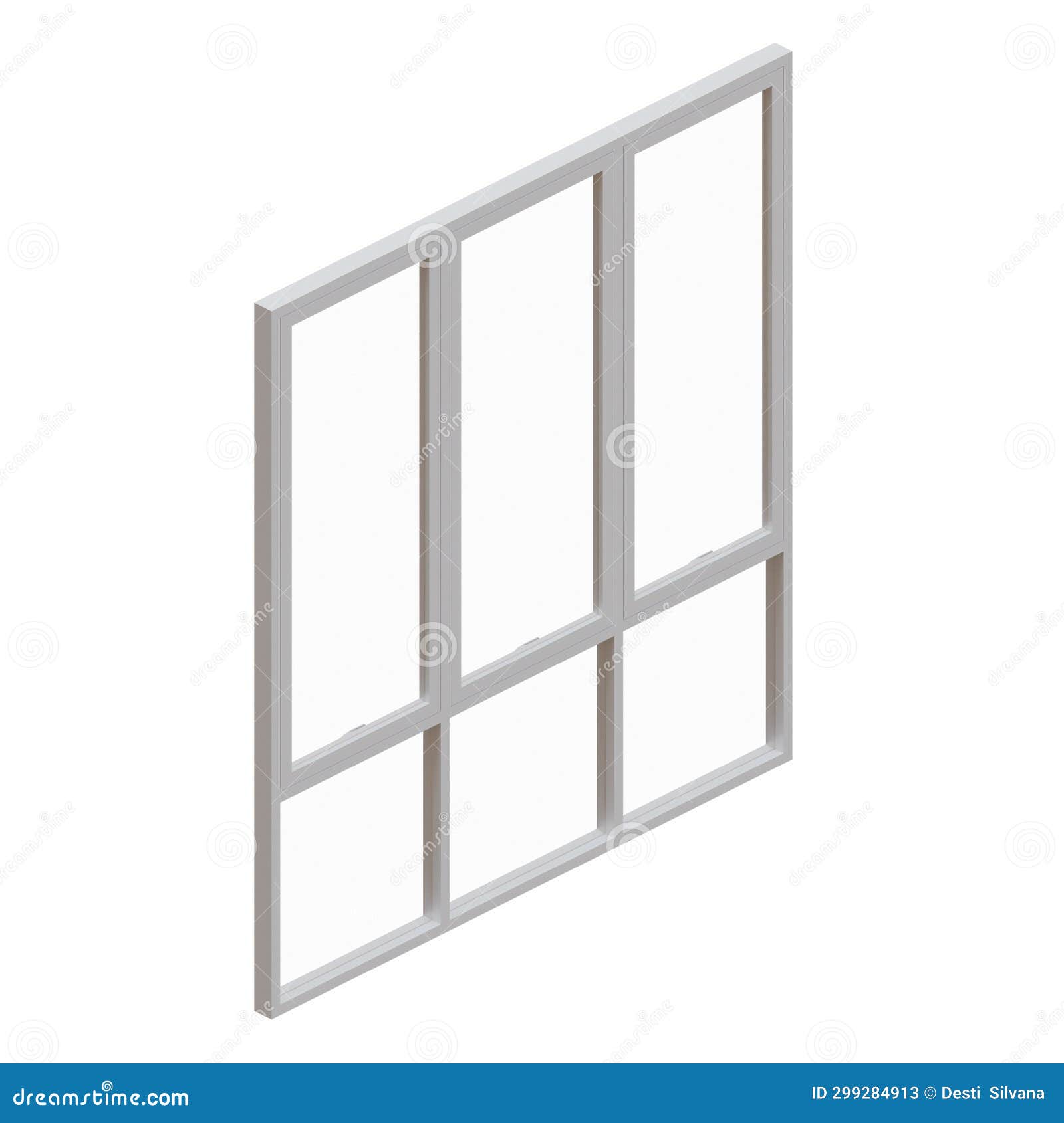 Window 3d Render Design Element Stock Illustration - Illustration of ...