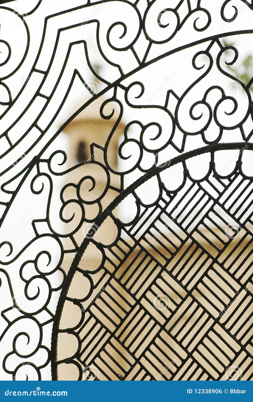 Window Decorations of a Mosque Stock Photo - Image of flowers ...