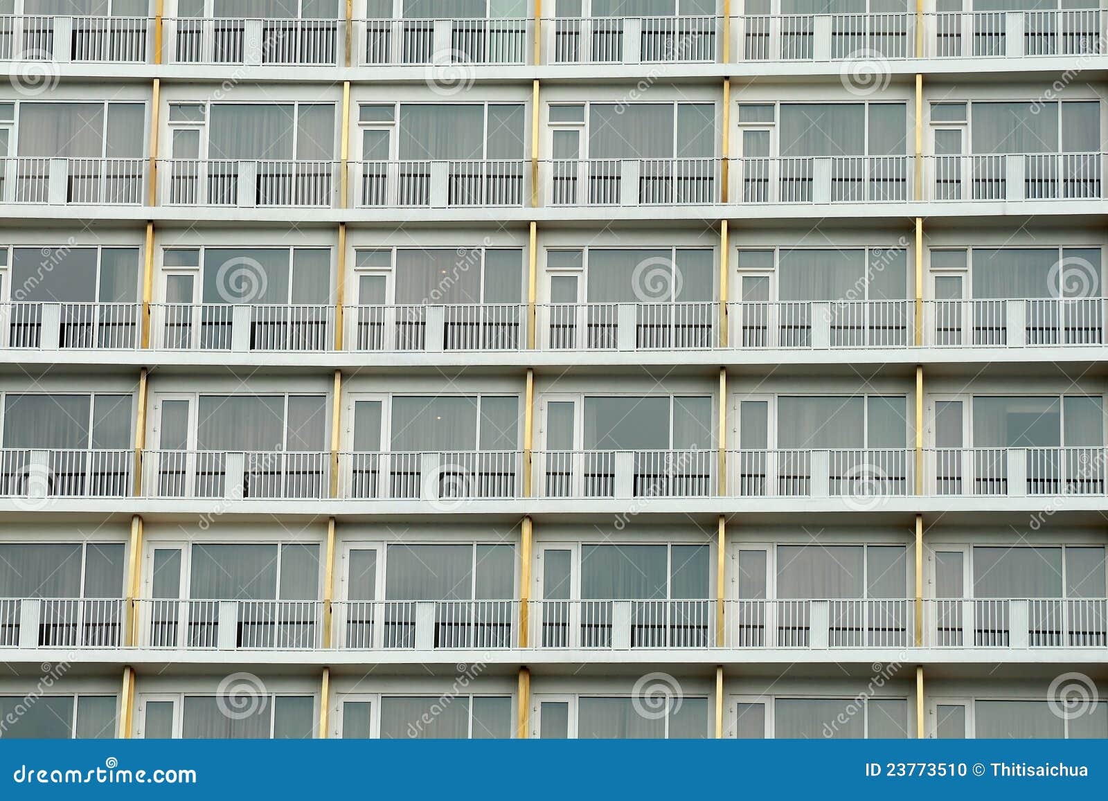 Detail Of A Building Facade With External Emergency Exit Royalty-Free ...