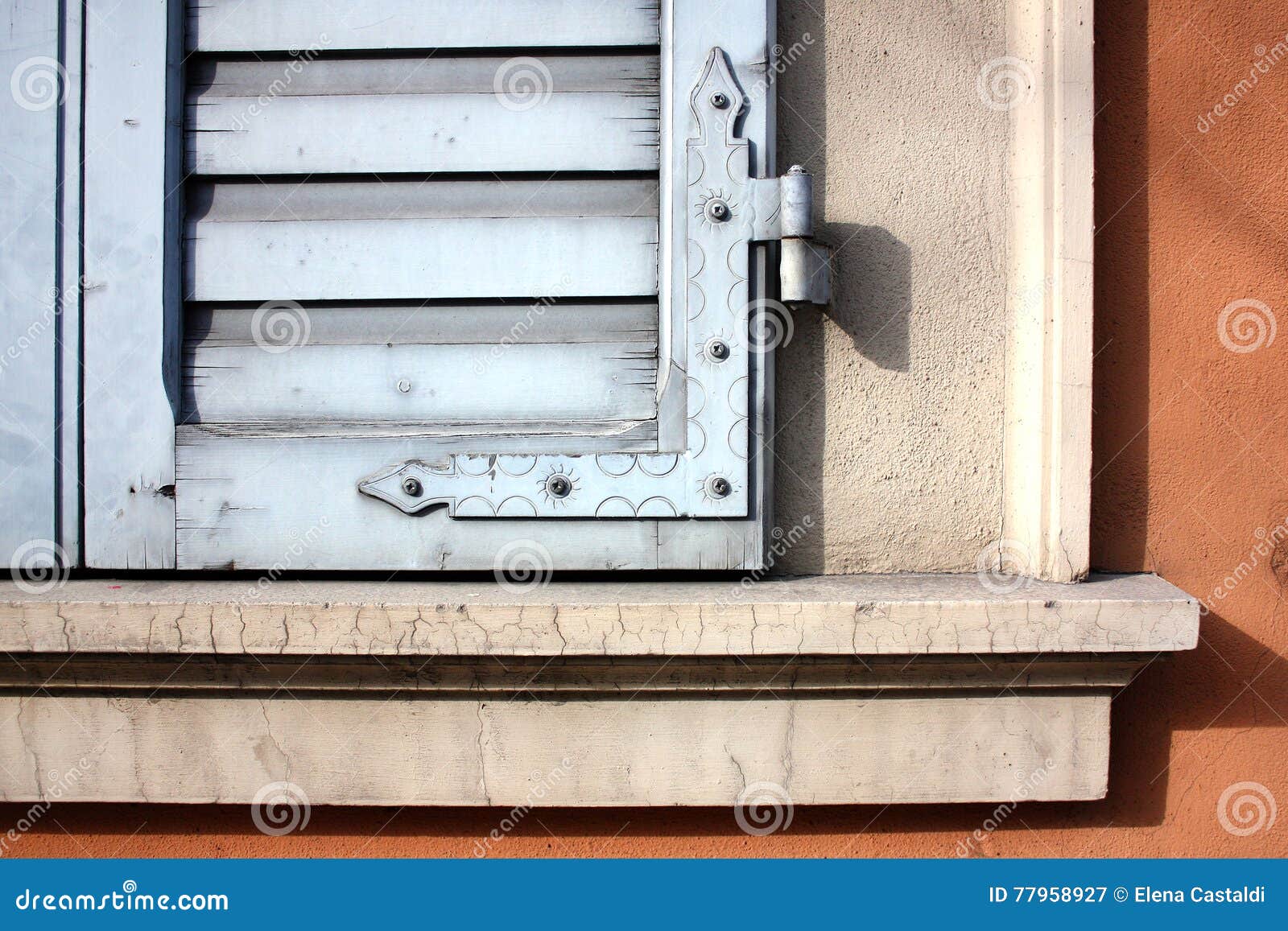 Window detail stock image. Image of facade, single, shutters - 77958927