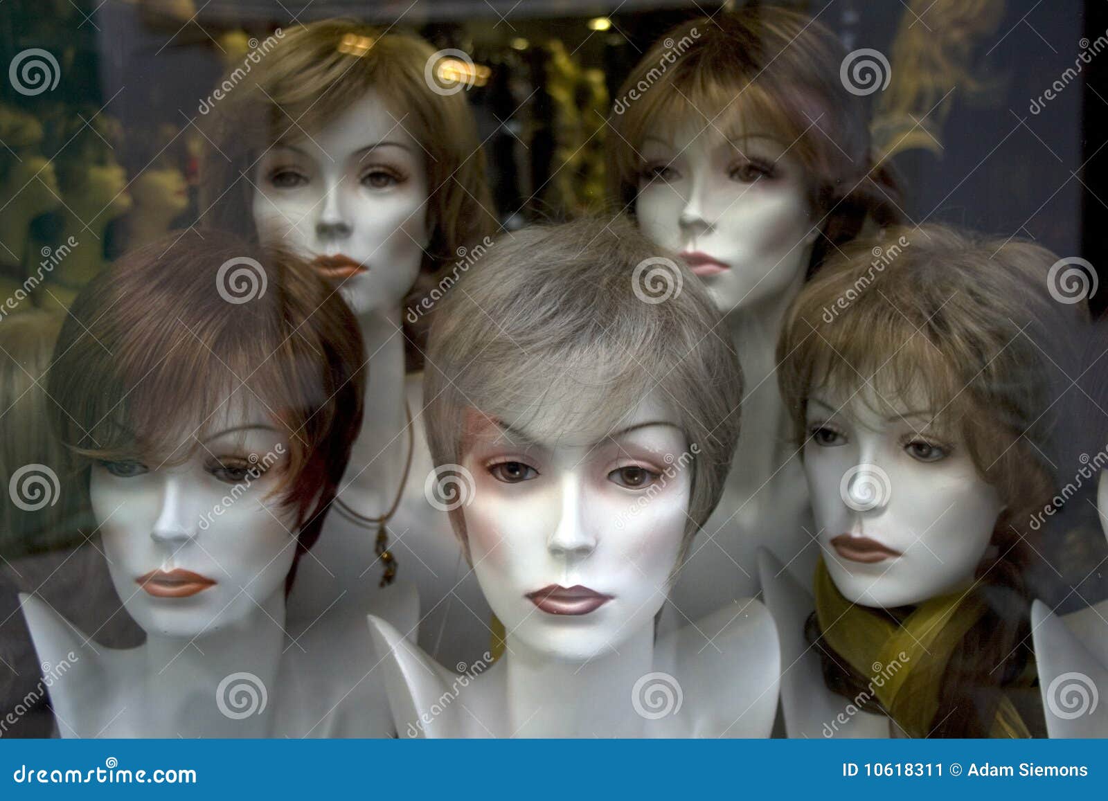 Window dummy stock image. Image of doll, dummy, hair - 10618311