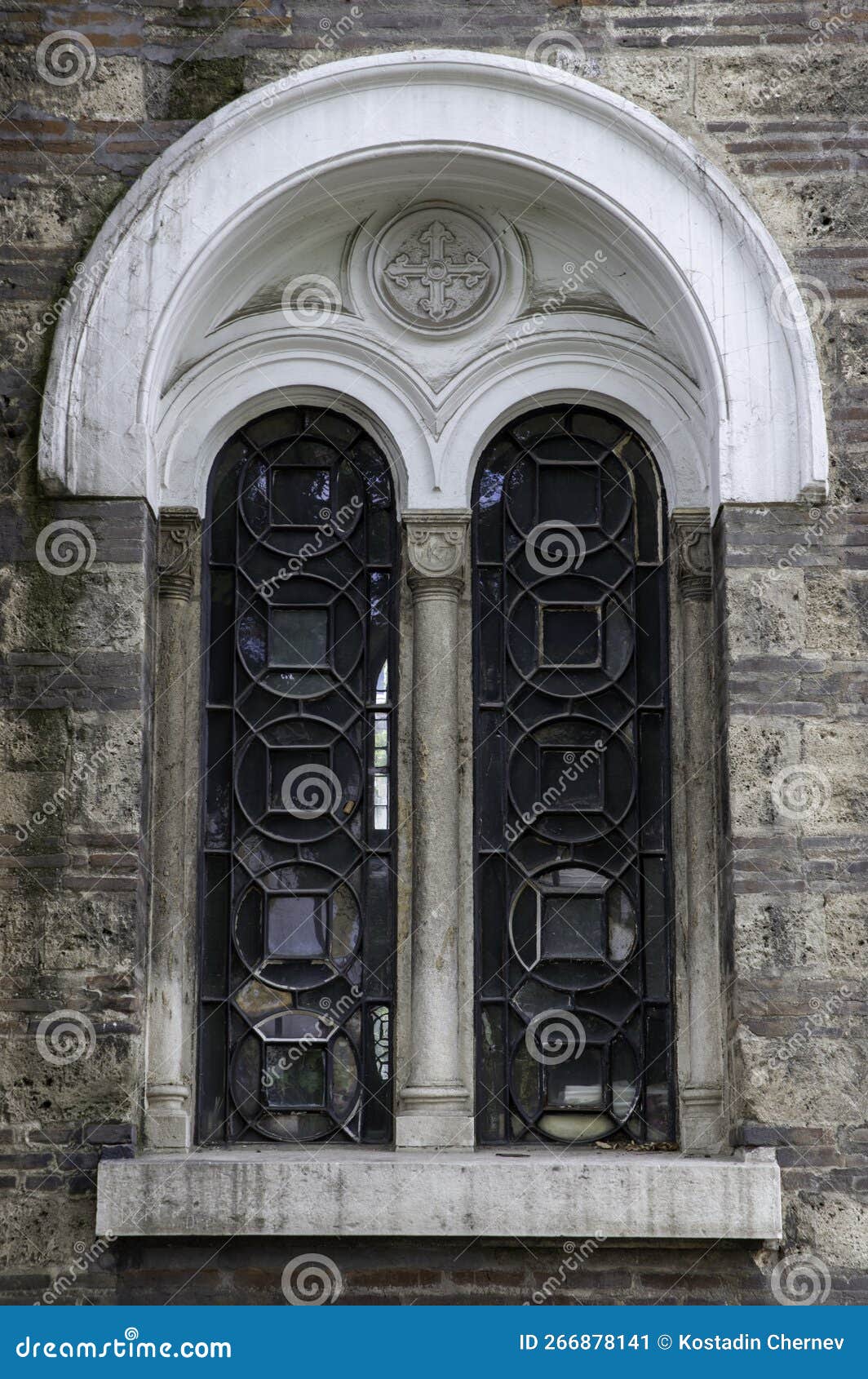 Window of an Eastern Orthodox Church Stock Image - Image of indow ...
