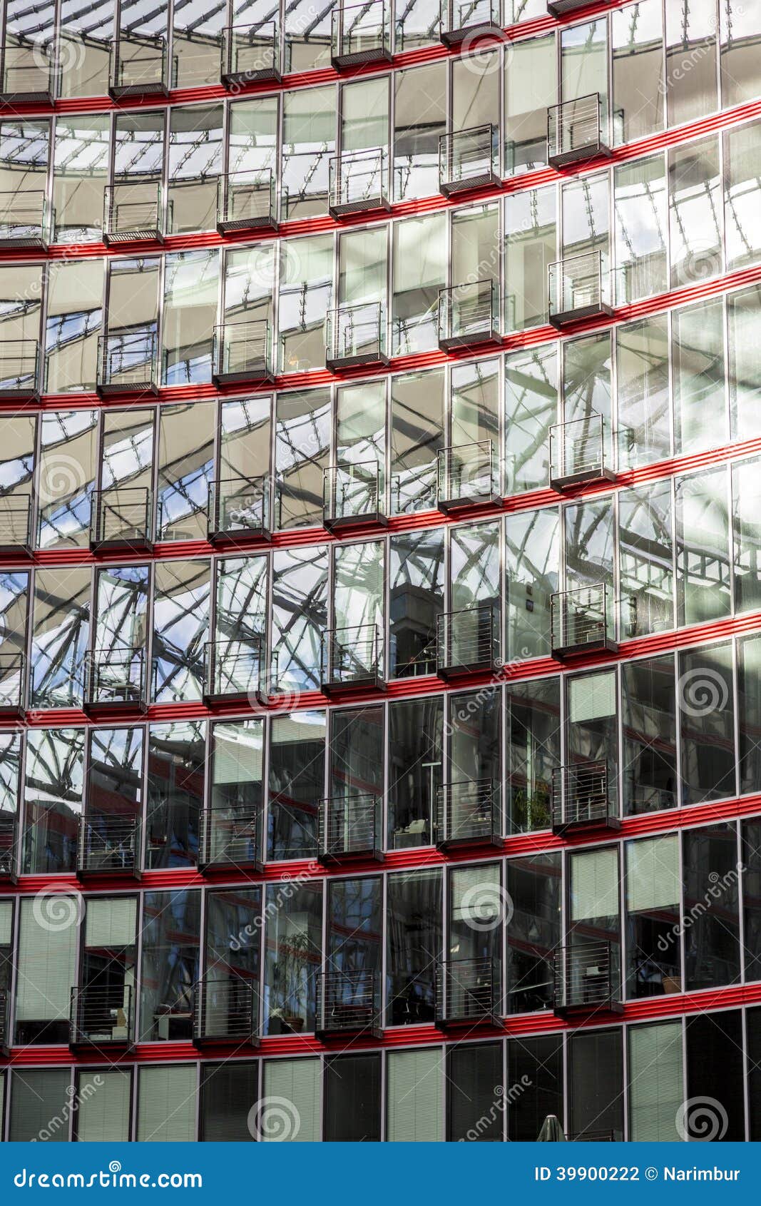 Window Facade of a Modern Building Stock Photo - Image of perspective ...