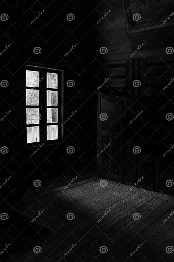 A window facing the light stock image. Image of window - 250480003