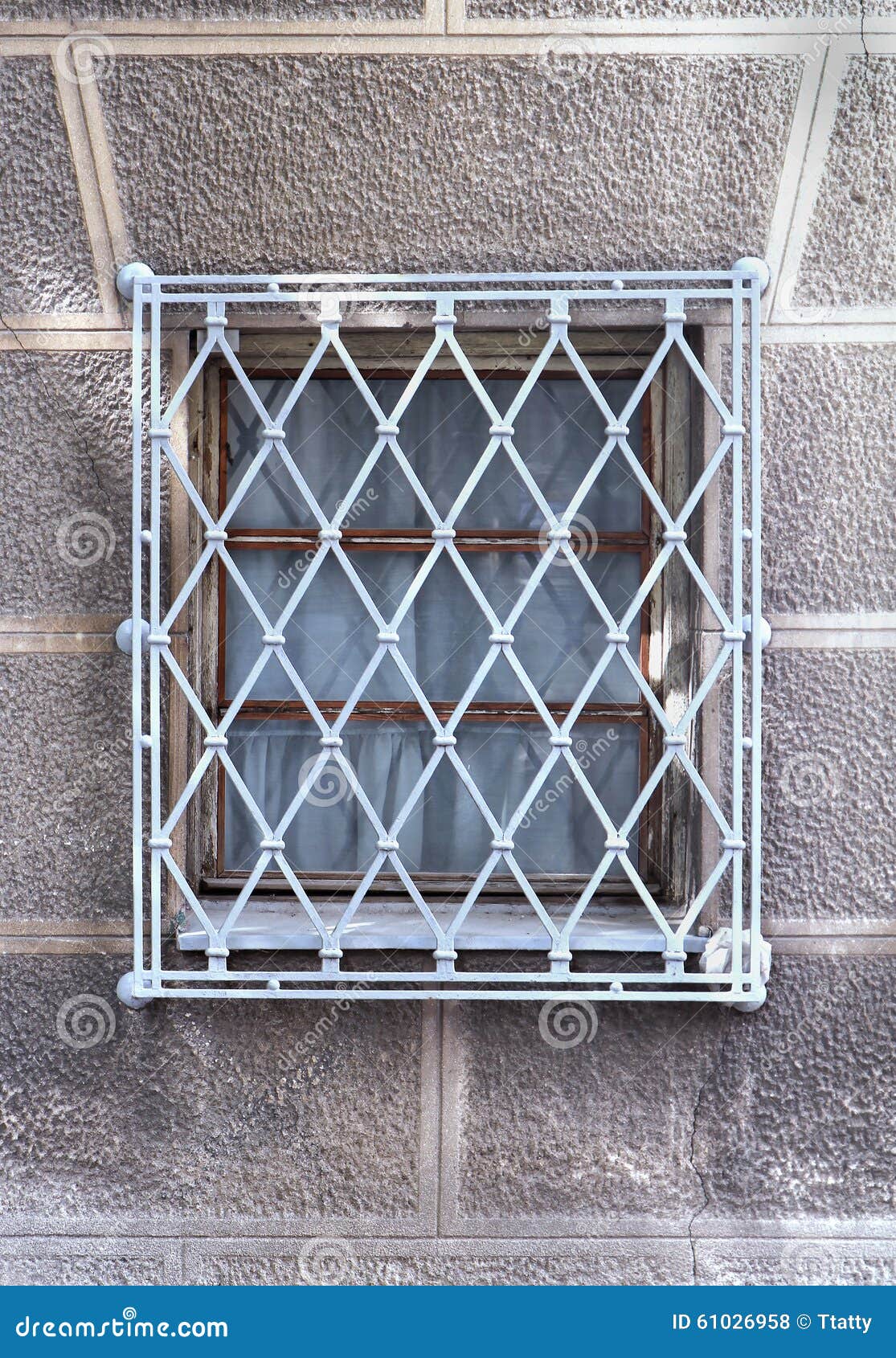 Window fence stock photo. Image of wall, facade, architecture - 61026958
