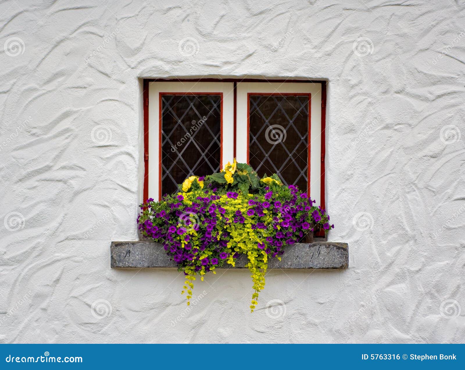 Window and Flowers stock photo. Image of decorations, buildings - 5763316