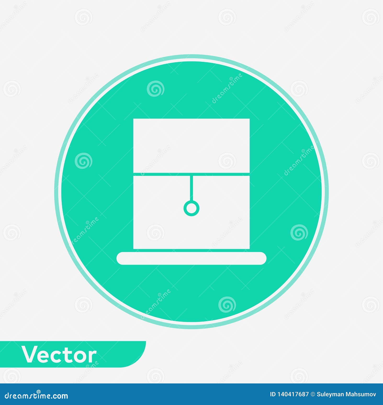 Window Frame Vector Icon Sign Symbol Stock Vector - Illustration of ...