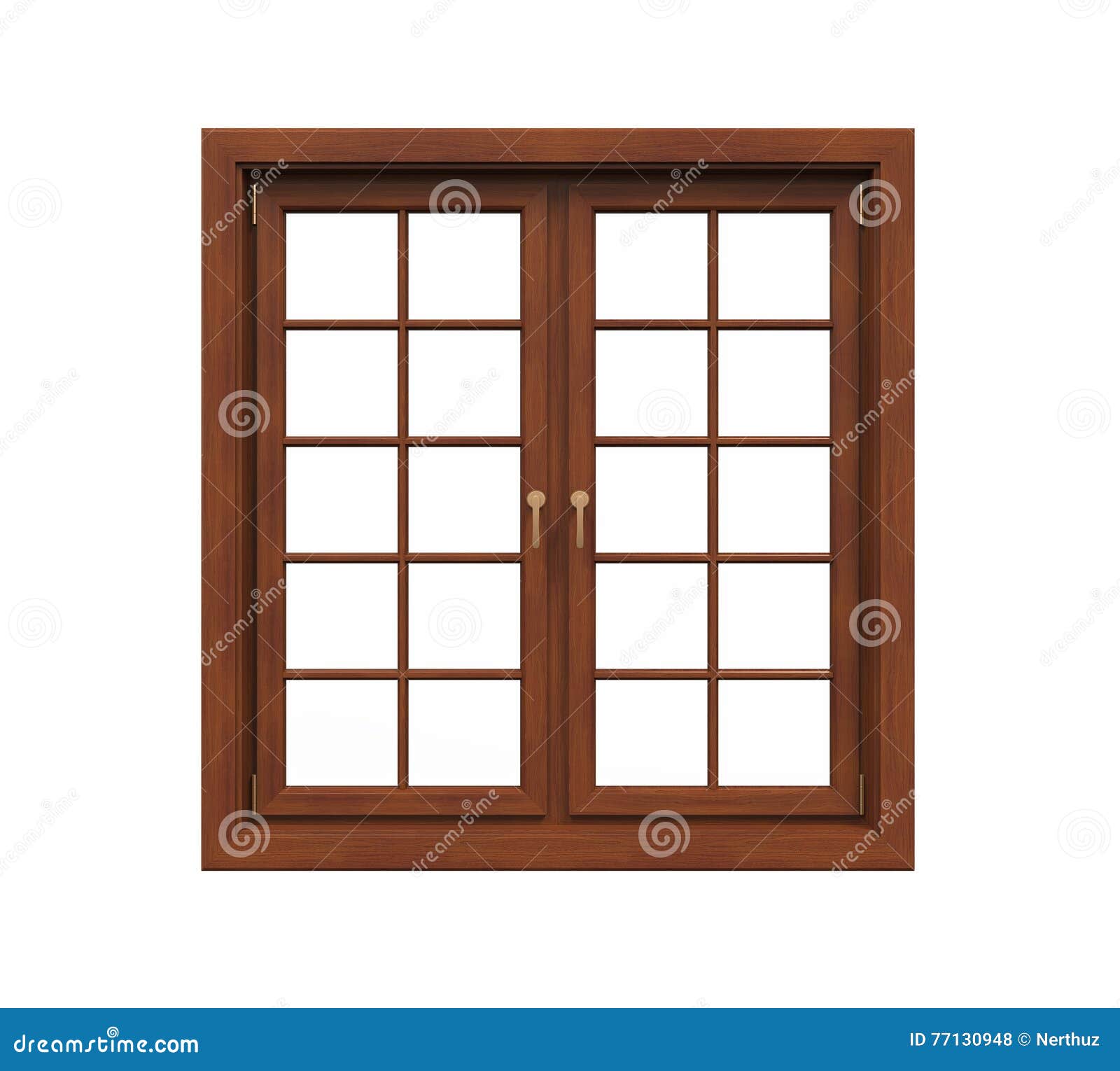 Window Frame Isolated stock illustration. Illustration of plastic ...