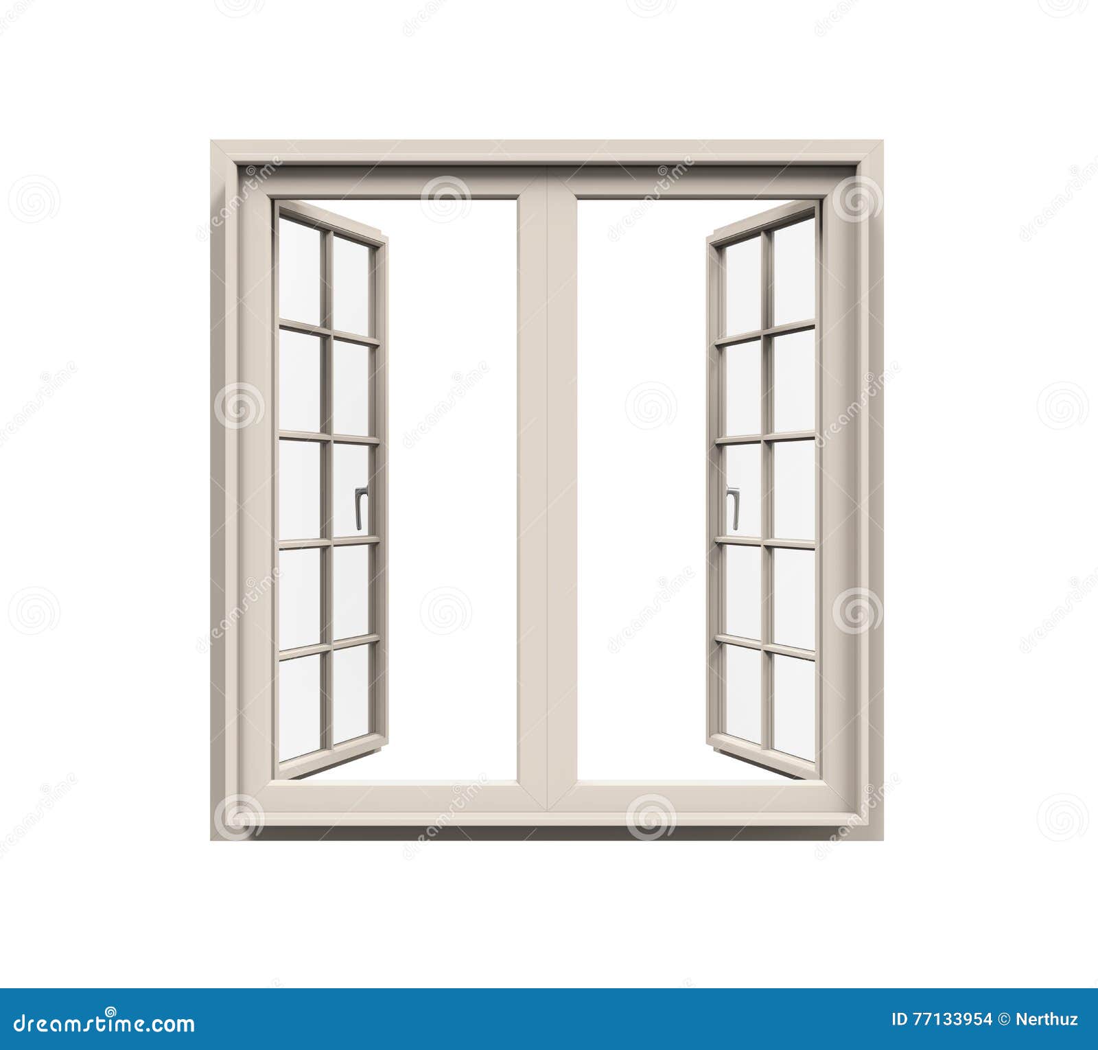 Window Frame Isolated stock illustration. Illustration of open - 77133954