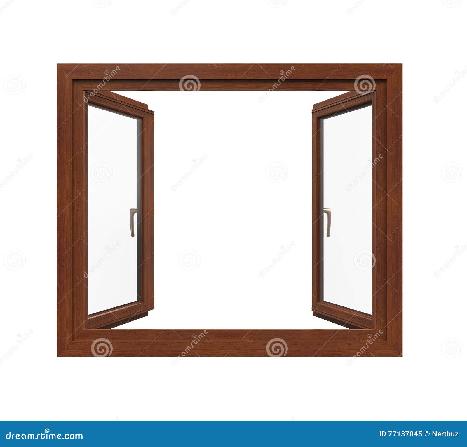 Window Frame Isolated stock illustration. Illustration of indoor - 77137045
