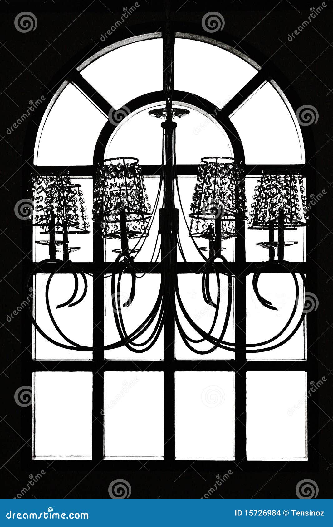 Window frame and Light set stock illustration. Illustration of frame ...