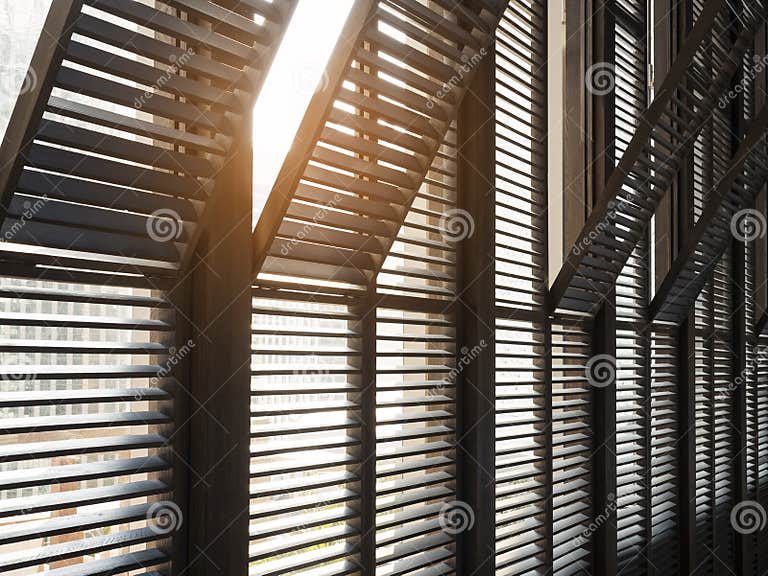 Window Frame Pattern Architecture Details with Lighting Stock Photo ...