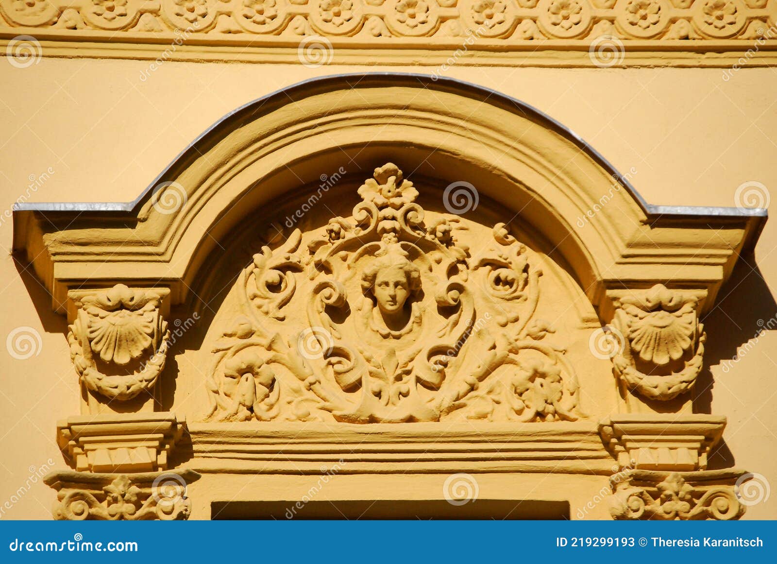 Window Frame with Plastering Stock Image - Image of frame, artistic ...