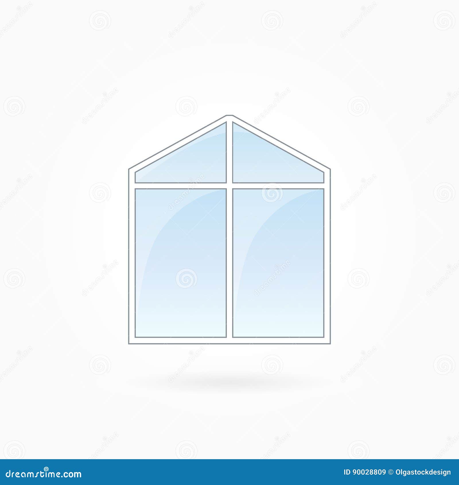 Window Frame Vector Illustration, Eps 10 Stock Vector - Illustration of ...