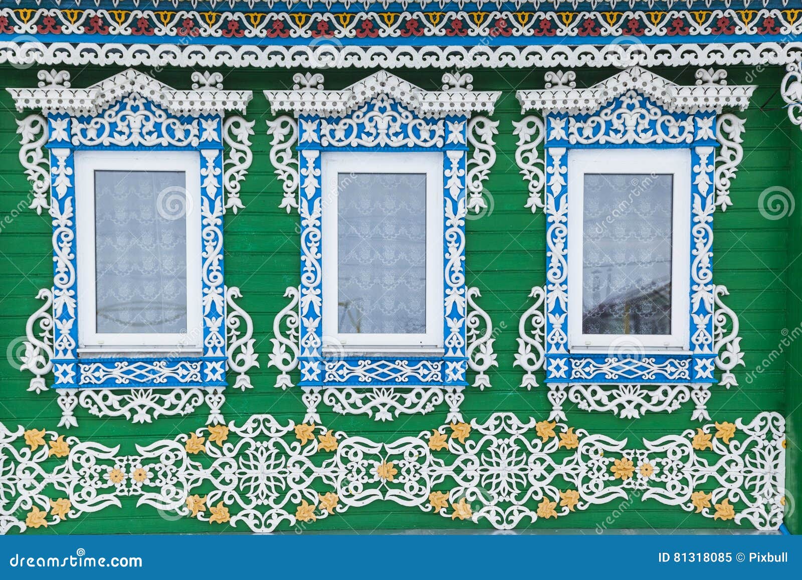 Window frames stock image. Image of house, decorative - 81318085