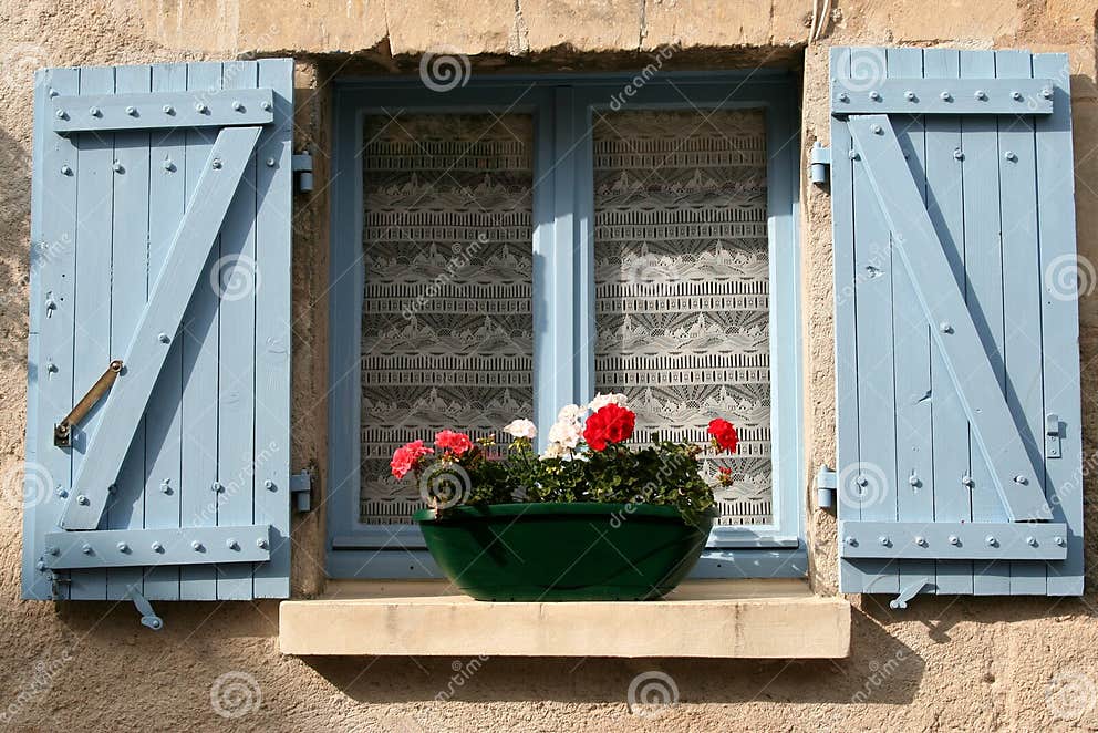 Window, France stock image. Image of dwellings, home, outdoor - 3211349