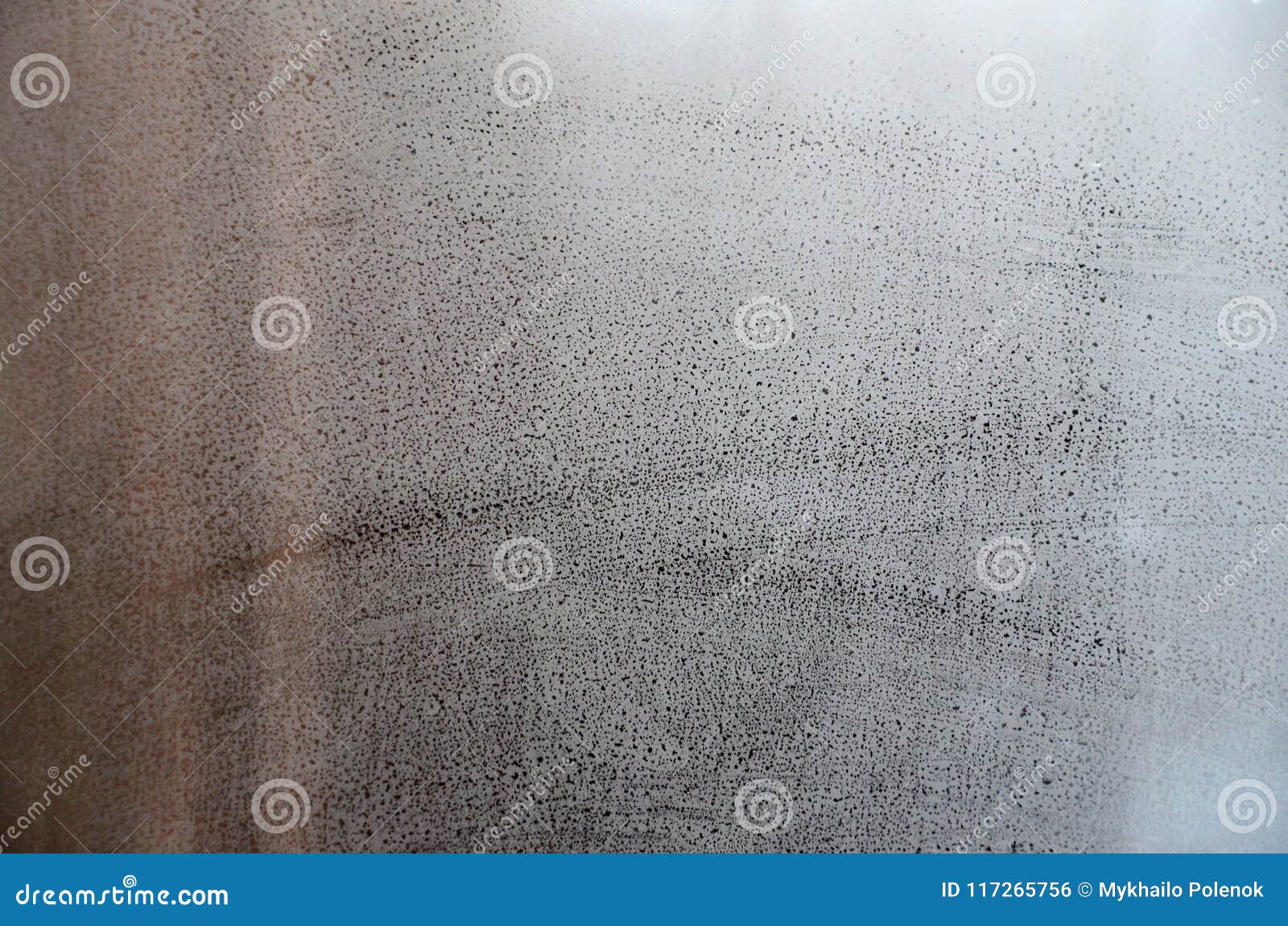 Window Glass with Condensate or Steam after Heavy Rain, Texture or ...