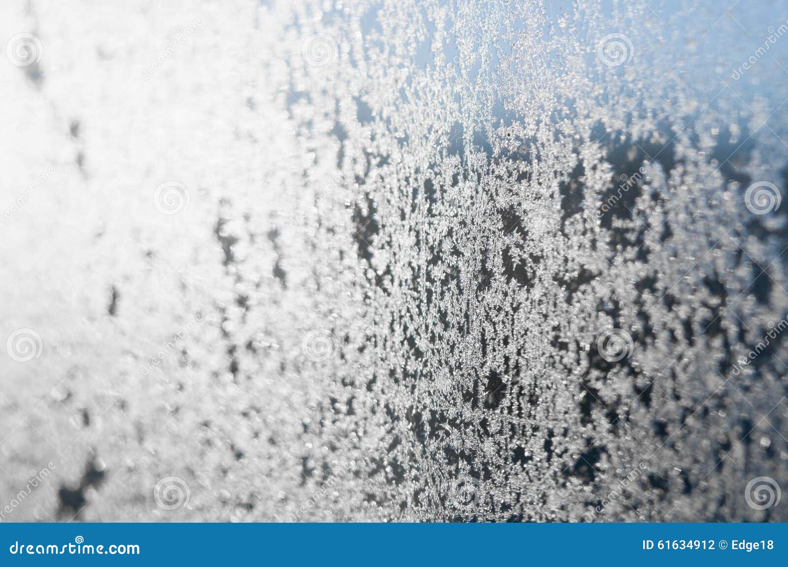 Window Glass Covered with Frost Ice Stock Photo - Image of light ...