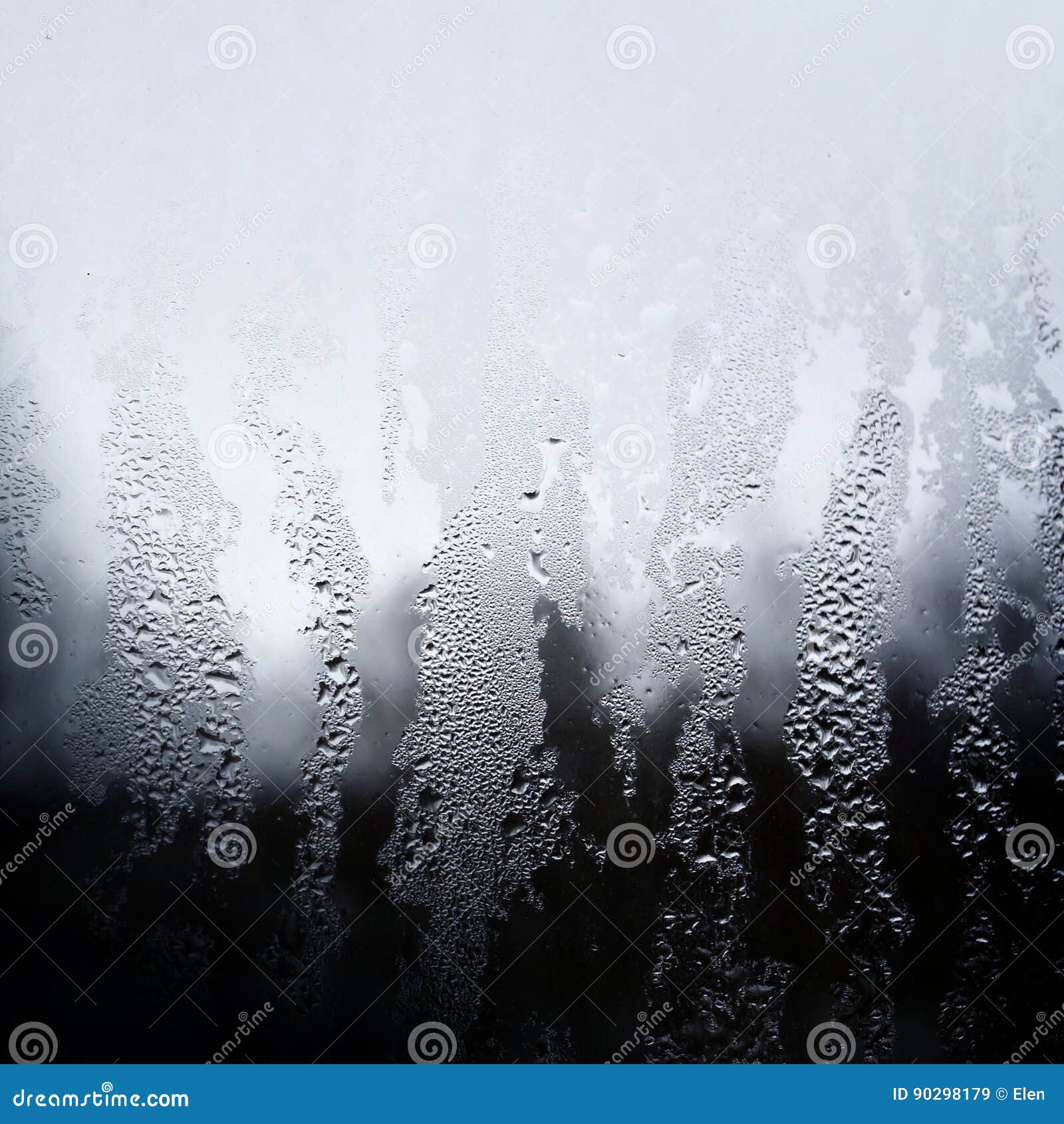 Window Glass with Water Drops after Rain Stock Image - Image of autumn ...