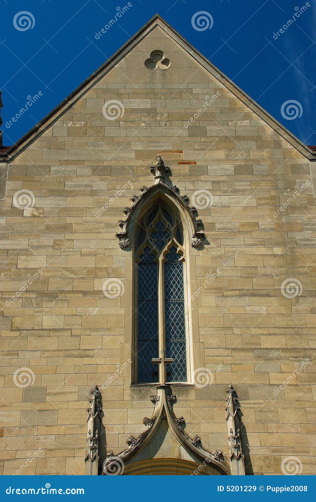 Window in Gothic Architecture Style Stock Image - Image of arch ...