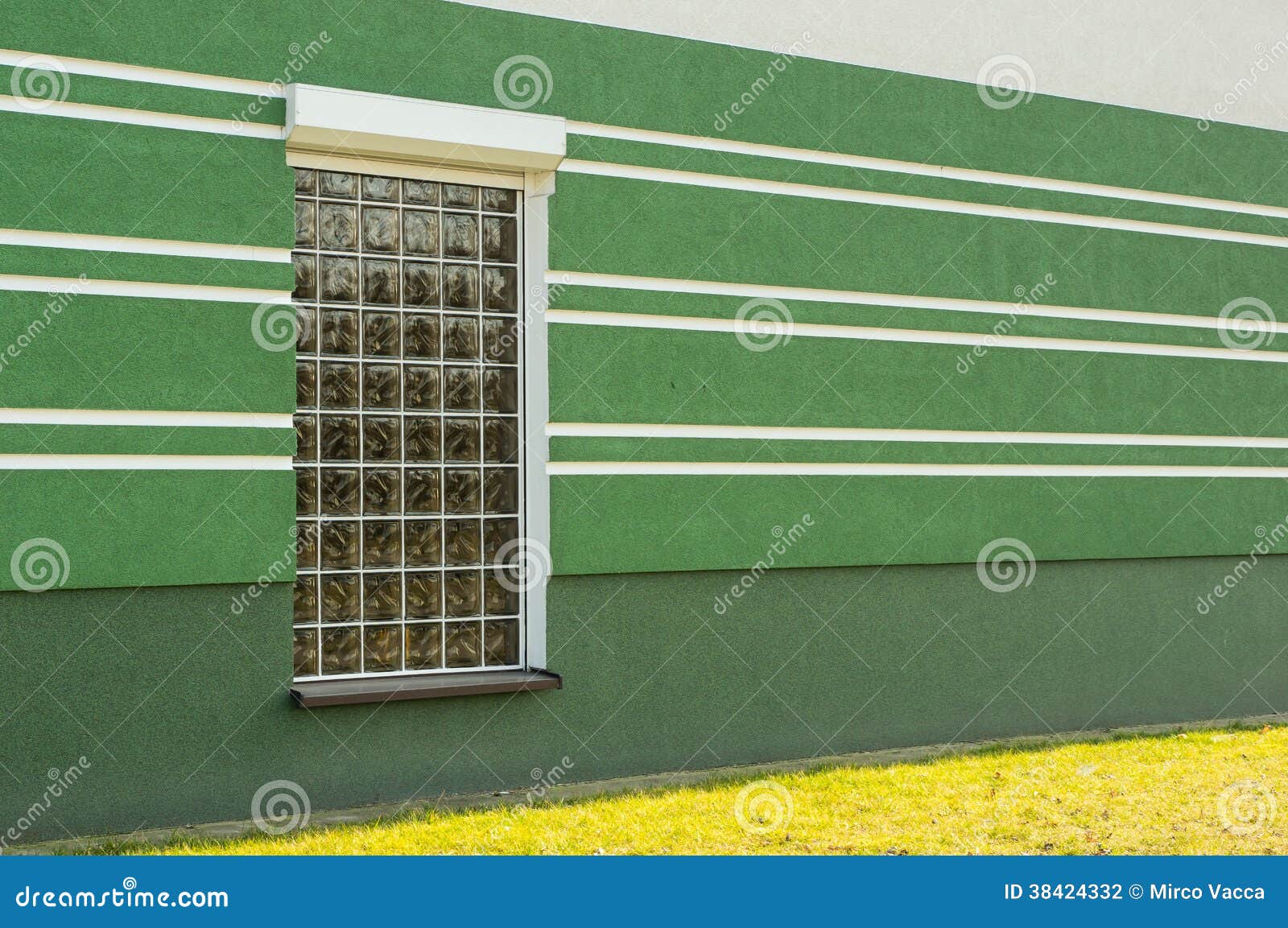 Window and green wall stock photo. Image of exterior - 38424332