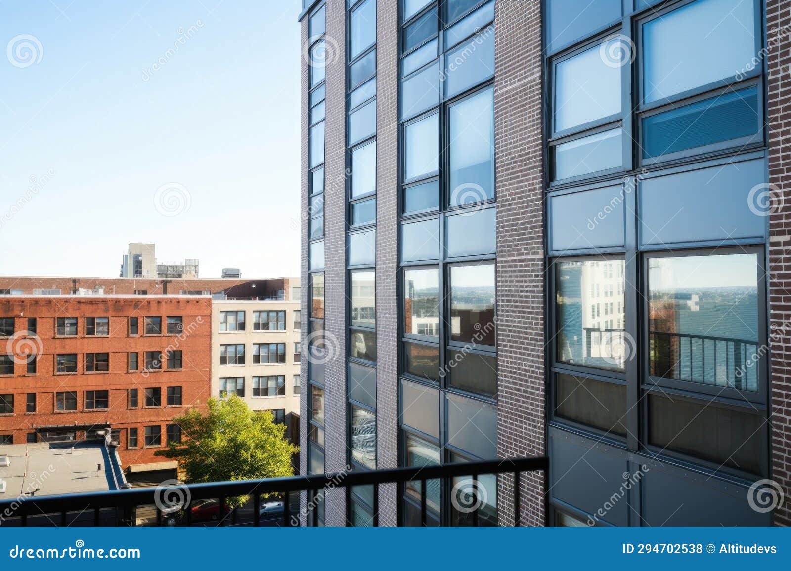 Window Guards Installed on a High Apartment Stock Photo - Image of ...