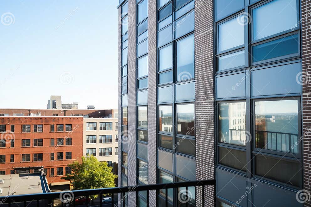 Window Guards Installed on a High Apartment Stock Photo - Image of ...