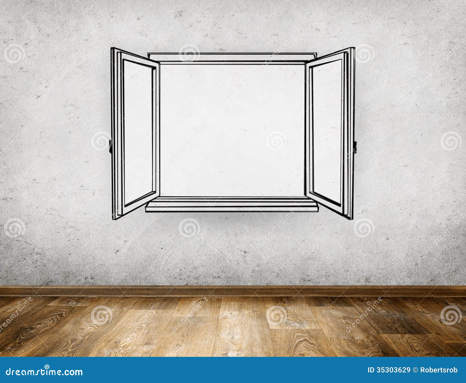 Window stock illustration. Illustration of light, indoor - 35303629