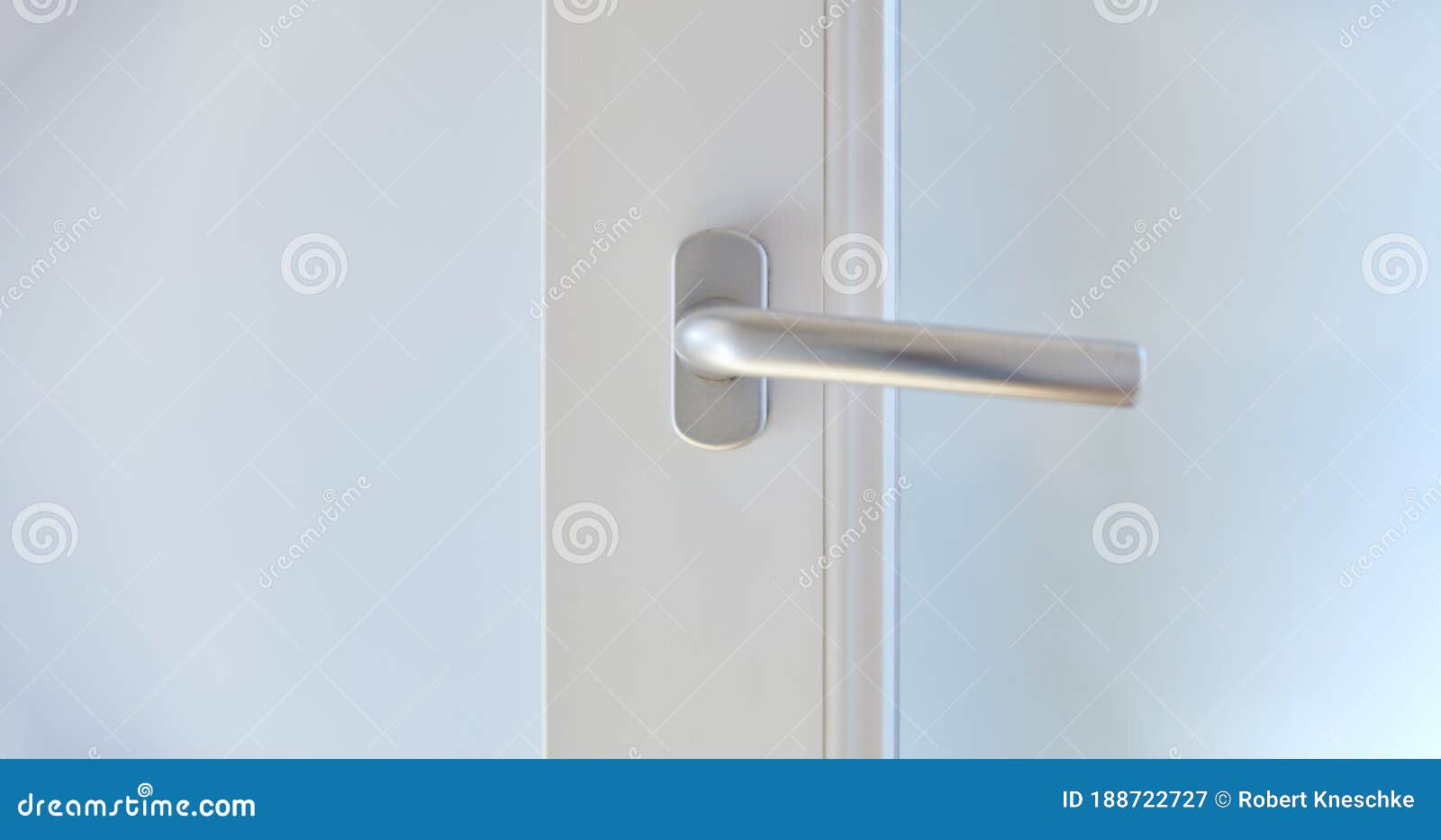Window Handle on an Open Window of an Apartment Stock Image - Image of ...