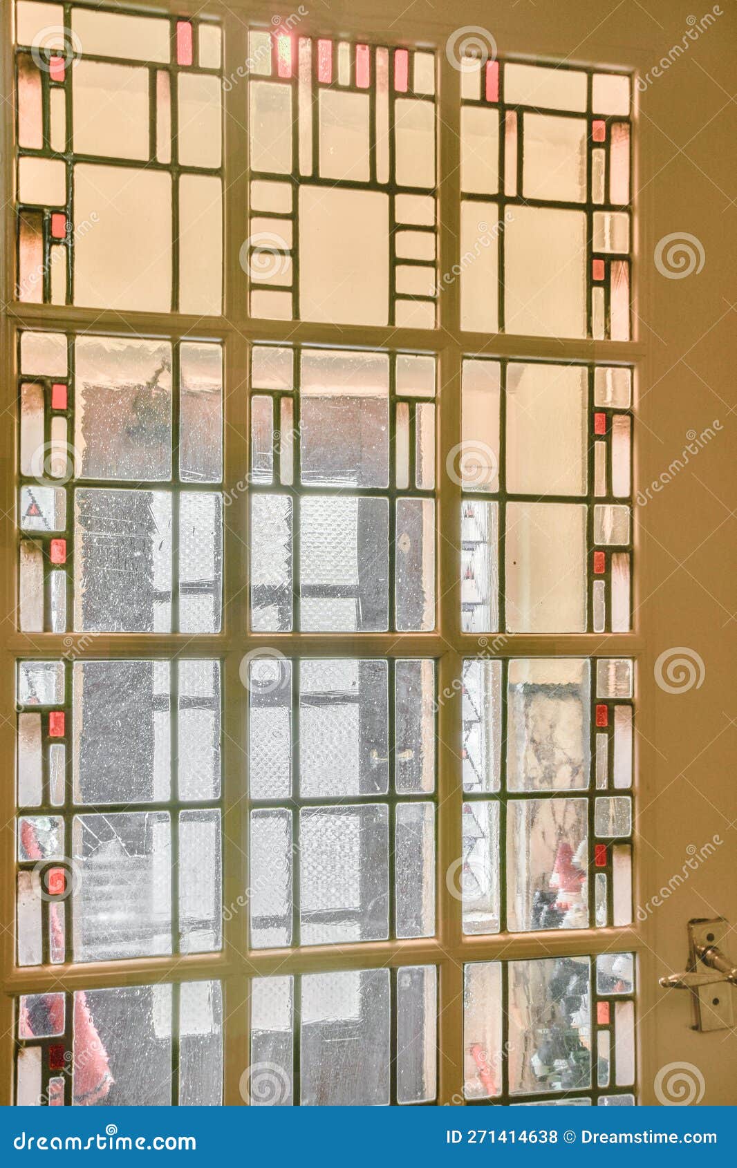 A View of a Window from Inside of a Church Stock Photo - Image of room ...