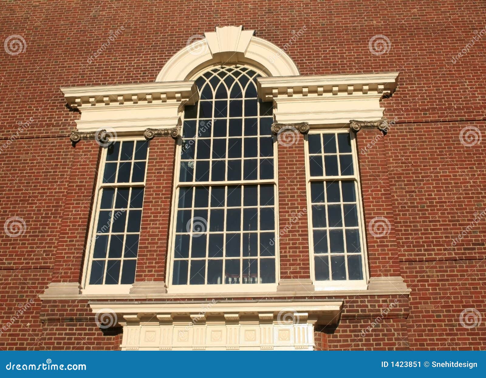 Window on a Historic Building Stock Image - Image of sunny, splashed ...