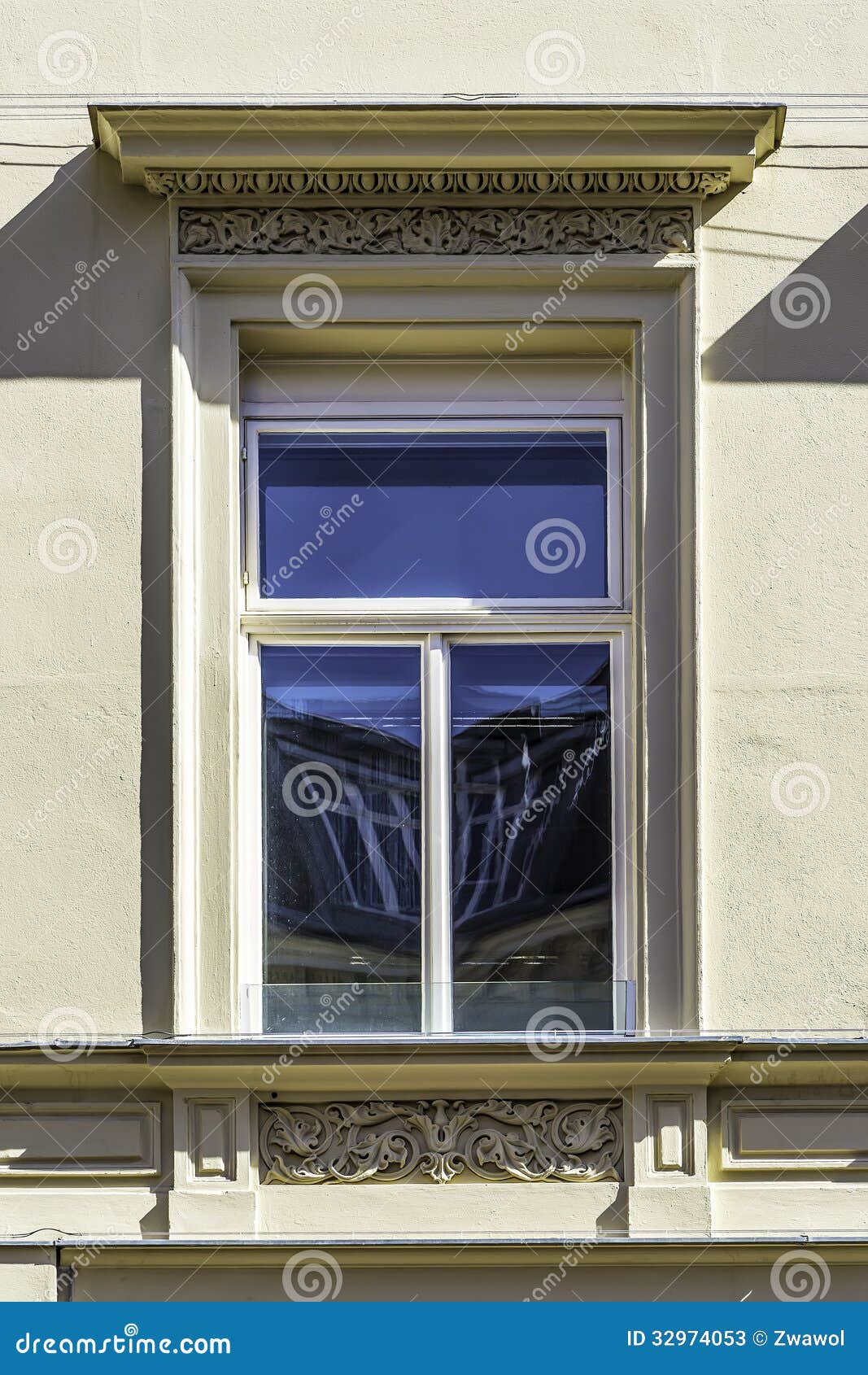 Window of a Historic Building Stock Image - Image of close, traditional ...