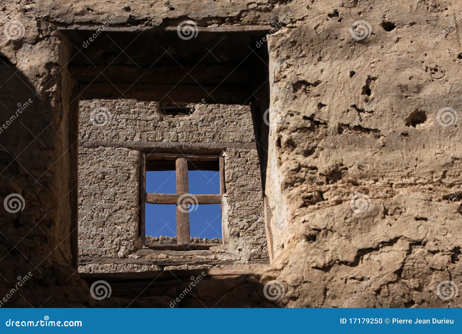 Window through the hole stock photo. Image of oasis, africa - 17179250