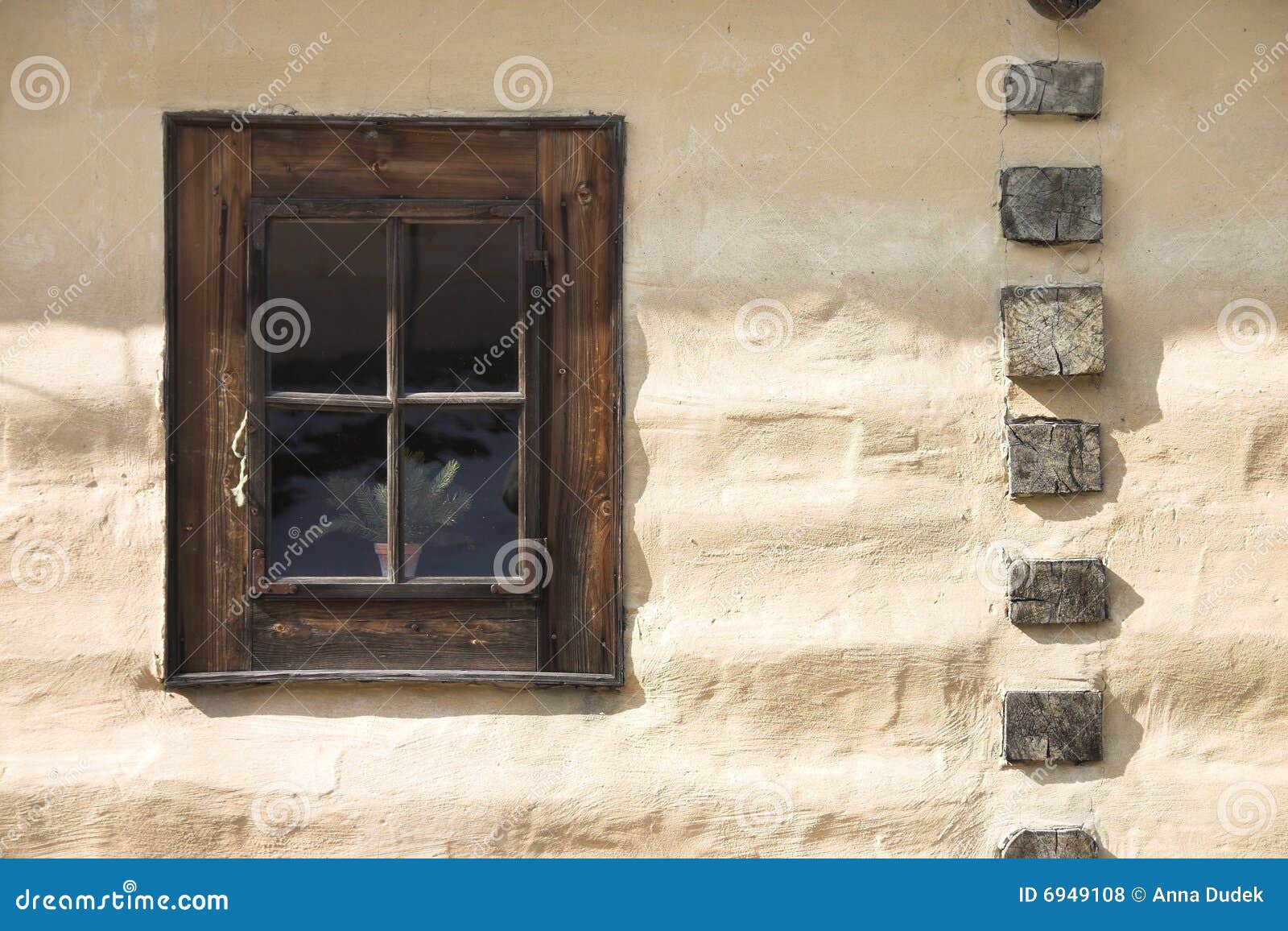 Window of a hut stock photo. Image of woods, exterior - 6949108