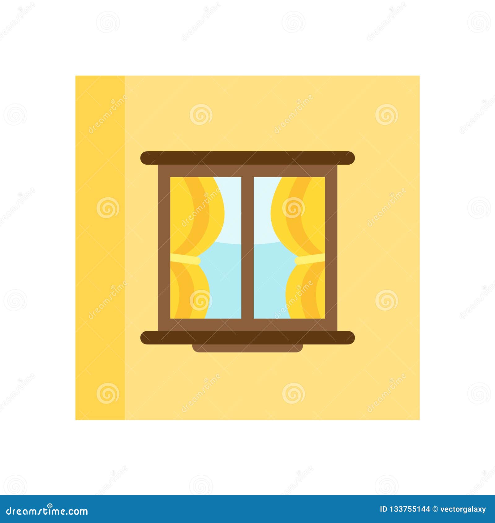 Window Icon Vector Sign and Symbol Isolated on White Background Stock ...