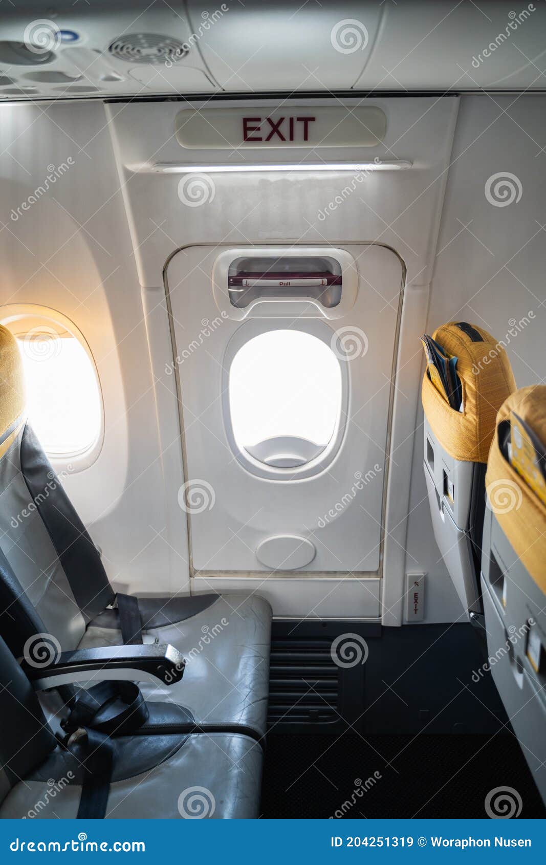 Inside An Airplane Stock Image | CartoonDealer.com #2225587